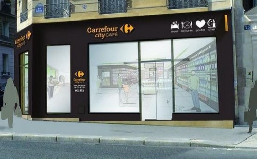 Carrefour City Café et Carrefour Express à hue et à Dia